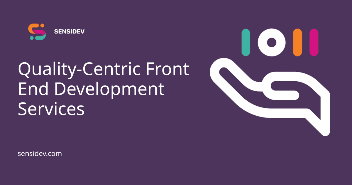 Front end development Services | Sensidev